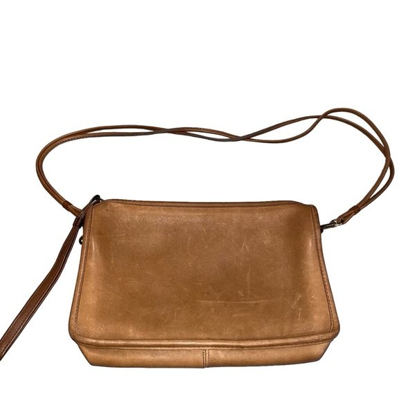 Coach | Bags | Vintage Coach Putty Leather Convertible Clutch Shoulder ...